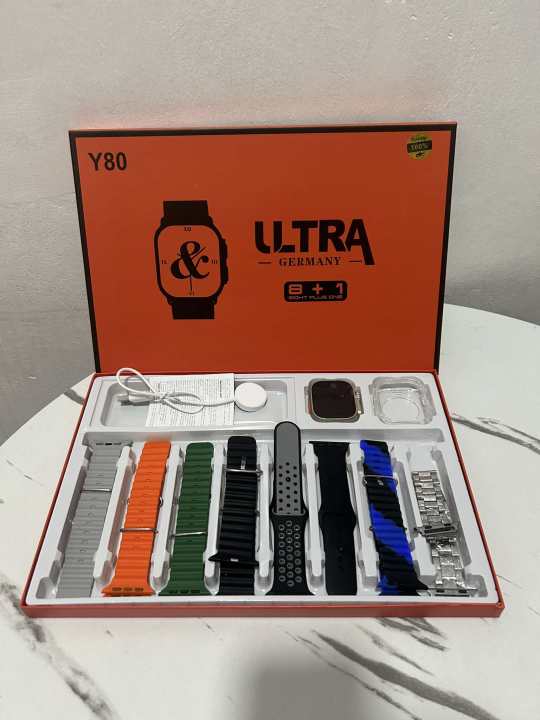Y80 Ultra Smartwatch [8 Straps] | Lazada PH
