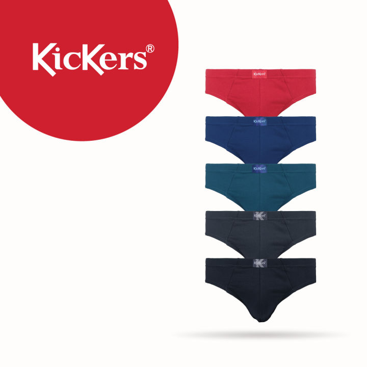 (5 Pieces) 100% Cotton Kickers Men's Mini Briefs Underwear - K607-5M ...