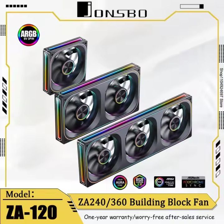 Jonsbo ZA-360/240/120/ Case Fan 360 Multi Sided Thousand layer Mirror ...