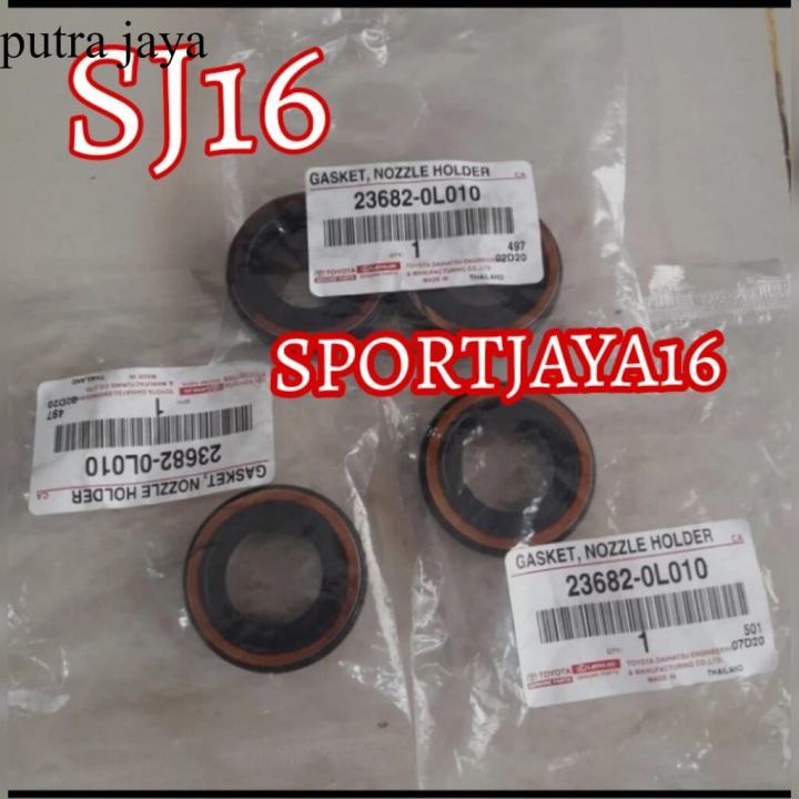 SEAL NOZZEL INJEKTOR INJECTOR INNOVA HILUX FORTUNER DIESEL 4PC ORIGINAL ...