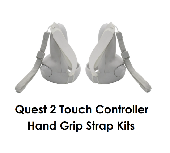 Quest 2 Accessories — Touch Controller Hand Grip Straps Kit for Oculus ...