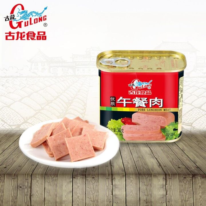 GULONG Premium Pork Luncheon Meat 古龙 优质午餐肉 340g | Lazada