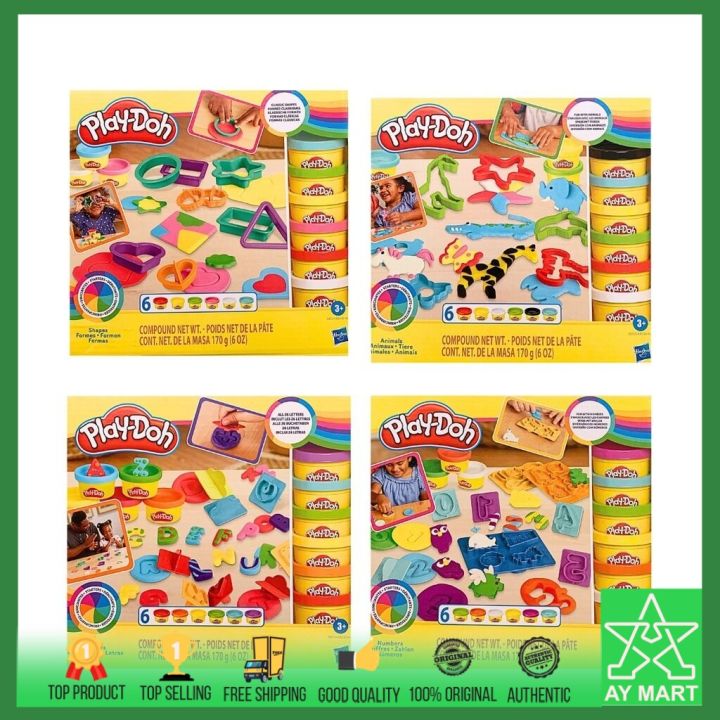 Play-Doh Fundamental Hasbro Playset / Mini Bucket Dough & Clay Number ...