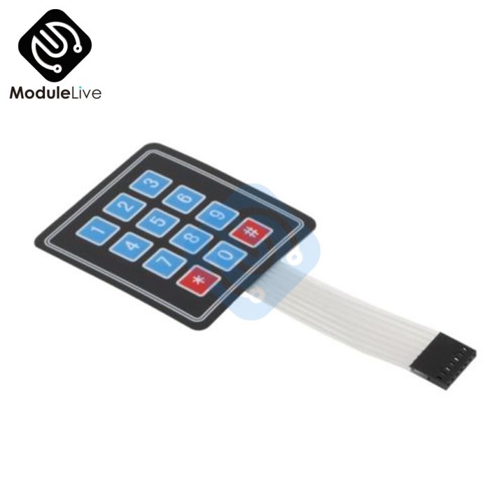 4x3 Matrix Array 12 Key Membrane Switch Keypad Keyboard 3*4 Control ...