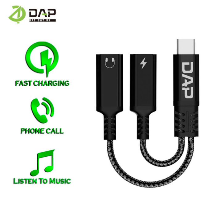 DAP Kabel Audio Splitter Type C Conversion Head 2 in 1 Adapter D-AU16 ...