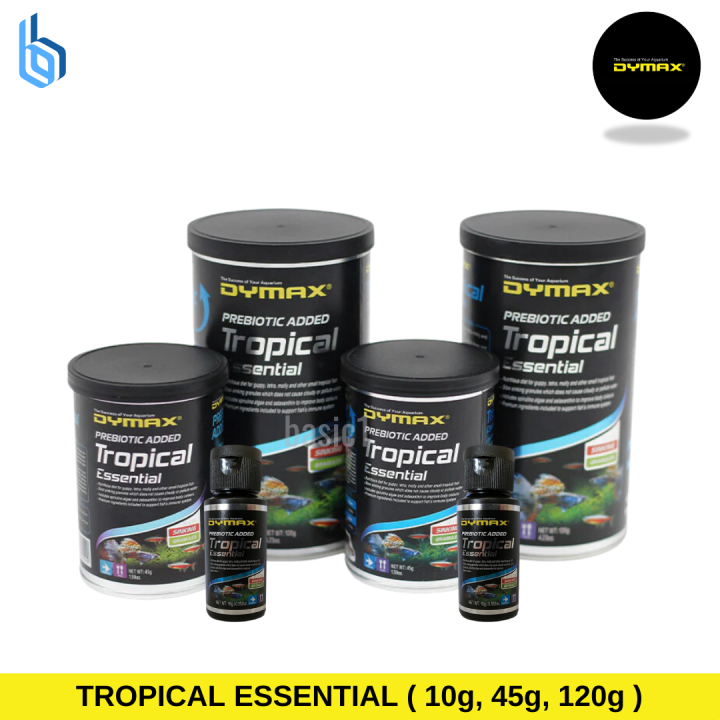 Dymax Tropical Essential Fish Food Granules 45g or 120g | Lazada PH