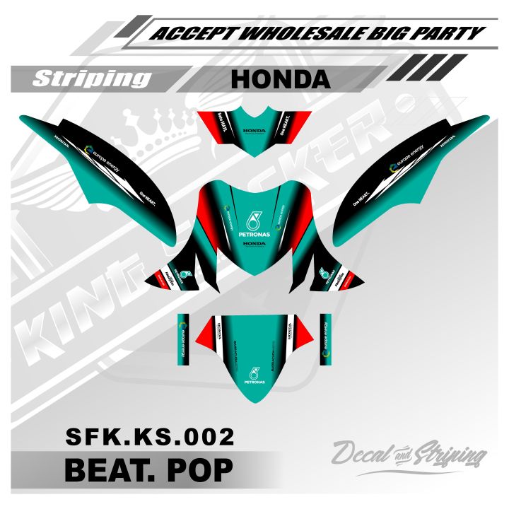 Sticker Striping Decal Full Body Beat Pop - Sticker Striping Variasi ...