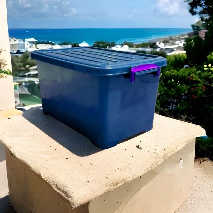 Box Container Roda 50 Liter - Tebal Murah Kontainer Plastik | Lazada ...