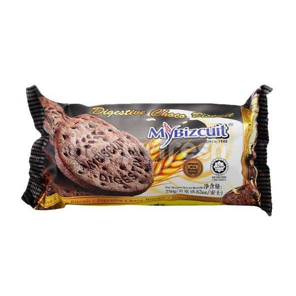 Mybizcuit Digestives Choco Biscuit 250g x 5 Packets | Lazada