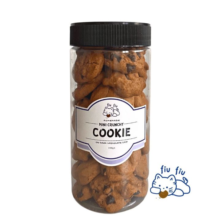 FIU FIU BAKE MINI CRUNCHY COOKIES SERIES - ORIGINAL DARK CHOCOLATE CHIP ...