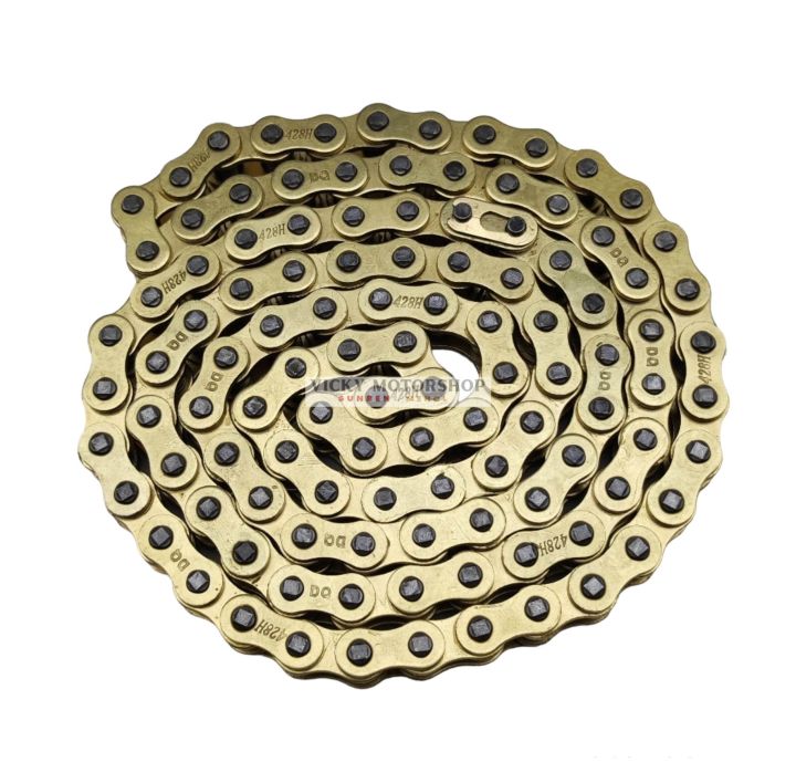 DQ GOLD CHAIN HEAVY DUTY FOR MOTORCYCLE 110L 120L | Lazada PH