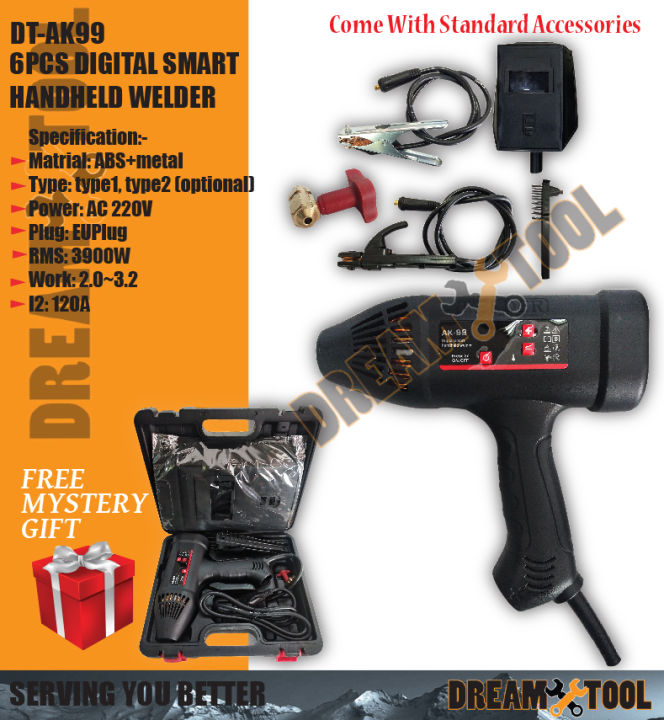 *WELDING MACHINE / ARC * AK99 6pcs Digital Smart Handheld Welder DT ...