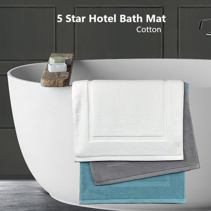 MND Cotton Floor Mat 40x60cm or 50x80cm - 5 Star Hotel Floor Towel 100% ...