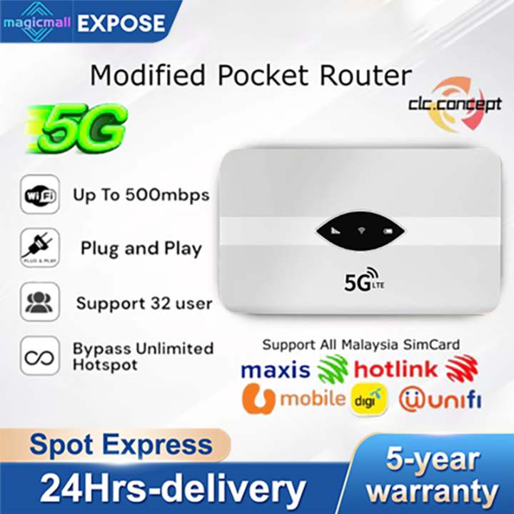 Pocket WIFI Router 5G Mini Wifi Portable 4G Sim Card Modem Router ...