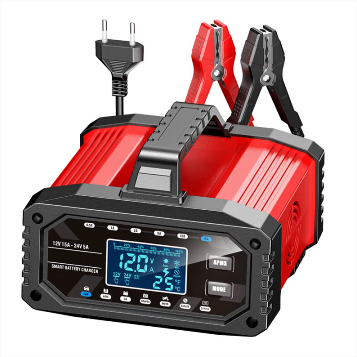 Heavy Duty 12V 24V Chargers 15A Output With Real Time Monitoring ...