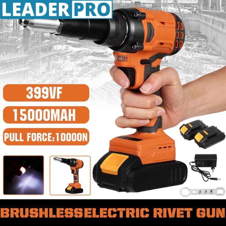 399VF Cordless Electric Rivet Guns Rivet Nut Guns Drill Insert Nut Pull ...