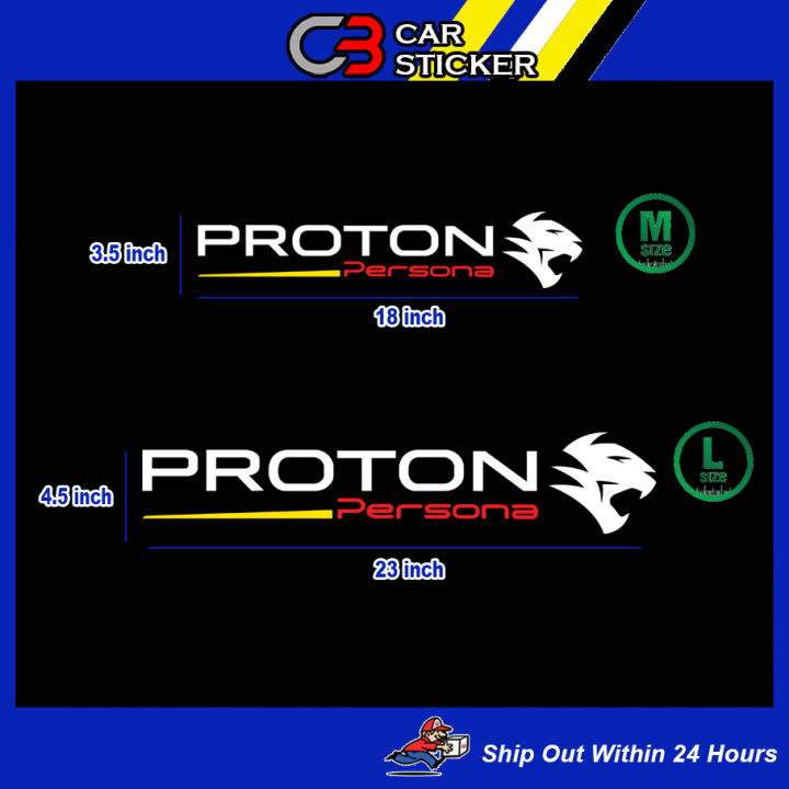 Proton Persona Car Sticker / CS785 | Lazada