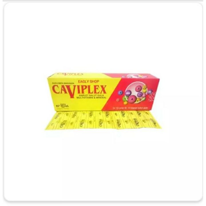 Caviplex 1 Box 100 Tablet Multivitamin dan Mineral | Lazada Indonesia