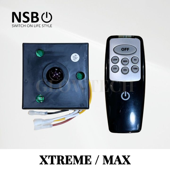 [ORIGINAL] NSB Ceiling Fan PCB / REMOTE CONTROL for XTREME / MAX (TURBO ...