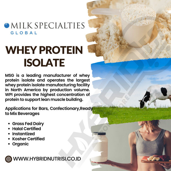Whey protein isolate 90 wpi murni Milk Specialties USA | Lazada Indonesia