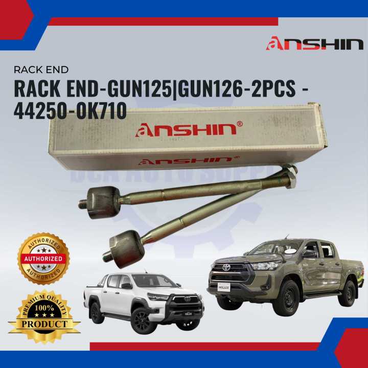 Toyota Hilux Revo GUN125 GUN126 Steering Rack End Set Anshin-44250 ...