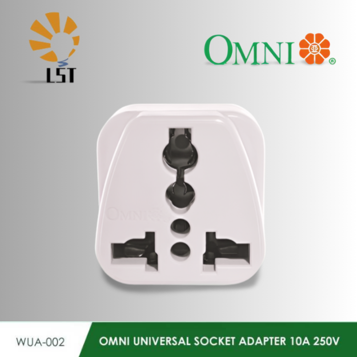 Omni Universal Adapter Plug Adaptor Outlet 10 A 250 V | Lazada PH