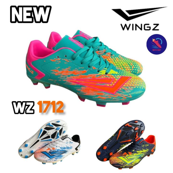 WINGZ รองเท้าสตั๊ด รุ่น WZ 1712 กีฬาฟุตบอล กิจกรรมกลางแจ้ง (เล่นทั้ง ...