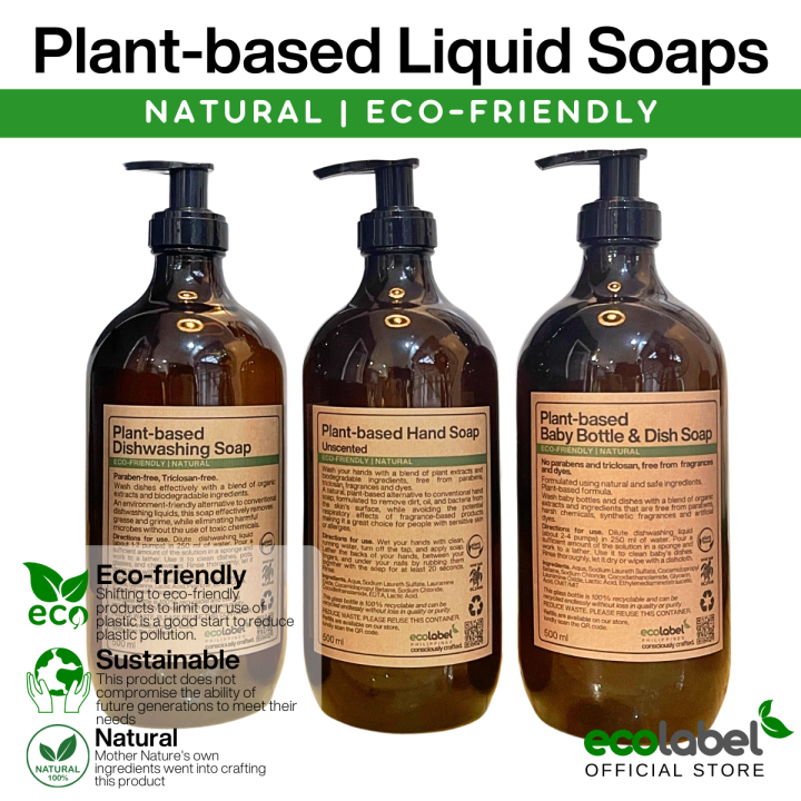 Eco-friendly Plant-based Liquid Dishwashing Hand Baby Bottle and Dish ...