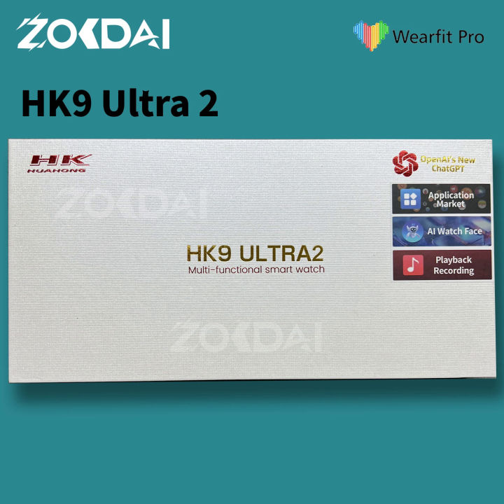 HK9 Ultra 2 Original (GEN3) 49mm AMOLED ChatGPT 2GB Men's Smartwatch ...
