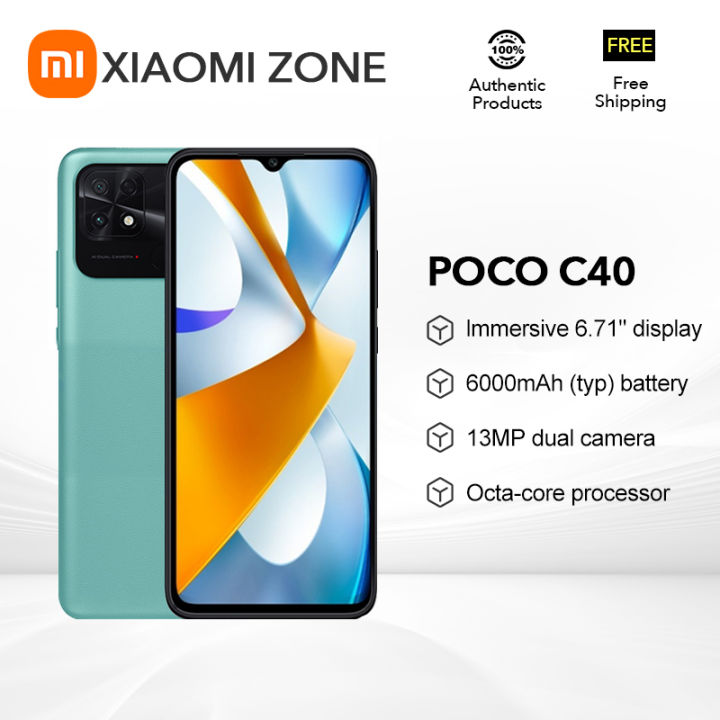 New Global Version POCO C40 3GB 32GB / 4GB 64GB Smartphone 6000mAh ...