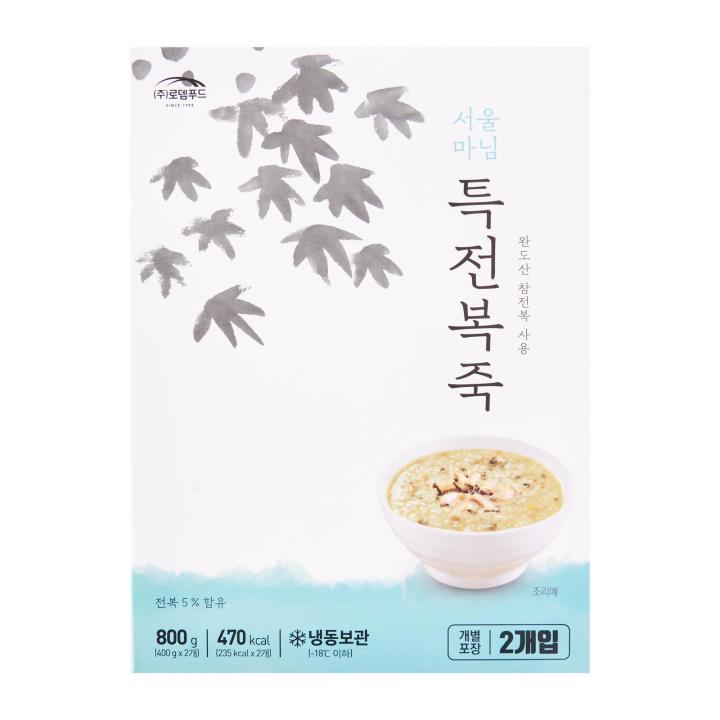 [Market Kurly] Seoul Madame Instant Abalone Porridge (Juk) - Frozen ...