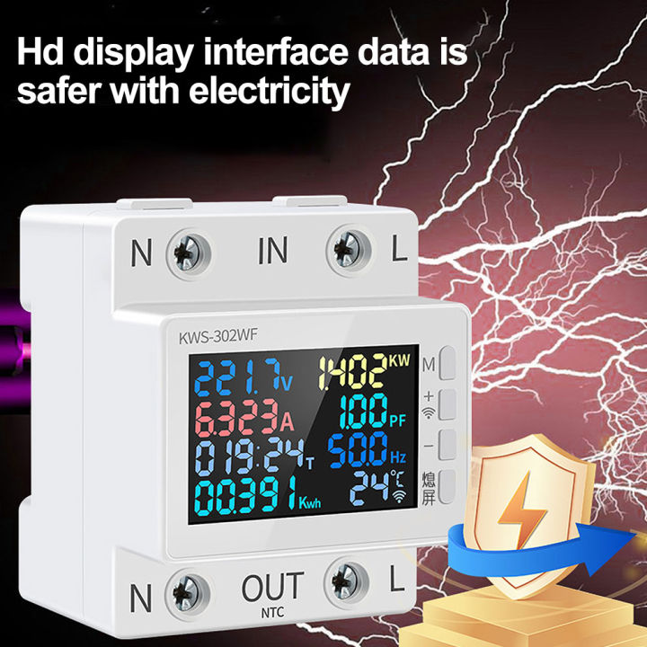 KWS-302WF AC170-300V Digital Display Multifunctional Guide Voltage ... KWS-302WF AC170-300V Digital Display Multifunctional Guide Voltage ...