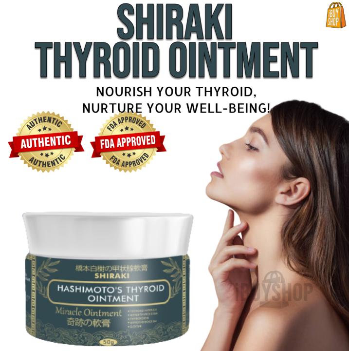 BEST SELLER SHIRAKI Thyroid Ointment | Thyroid Cream Thyroid Gland ...