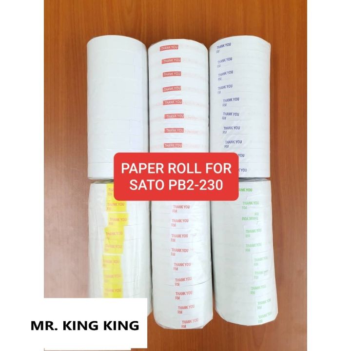 SATO PB PB2 HAND LABELLER STICKER PRICE TAG LABEL PRINTED RM | Lazada