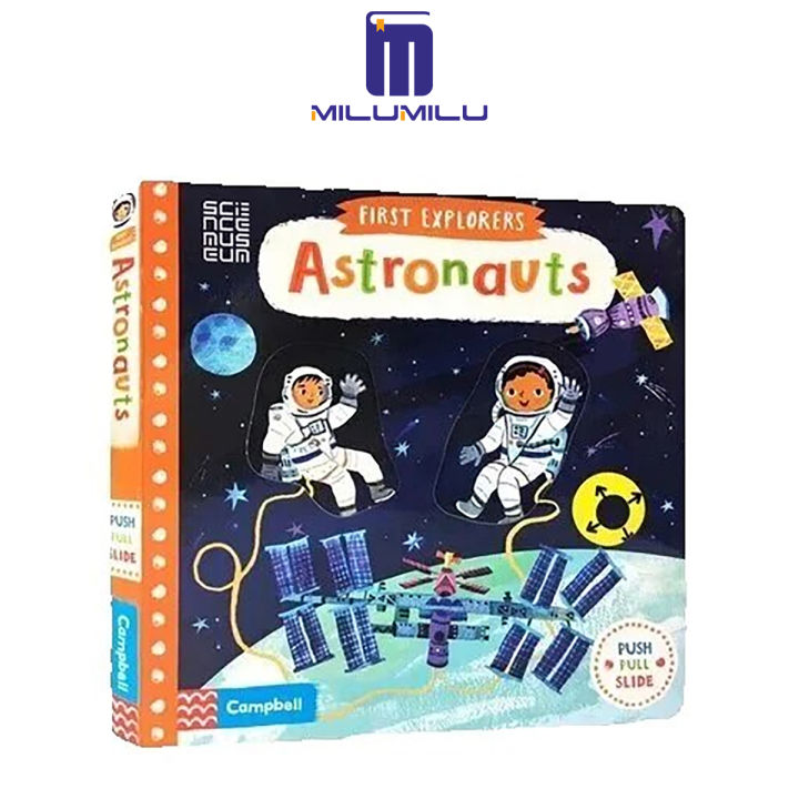 Original Children Popular Books First Explorers: Astronauts STEM Board Book Colouring English ...