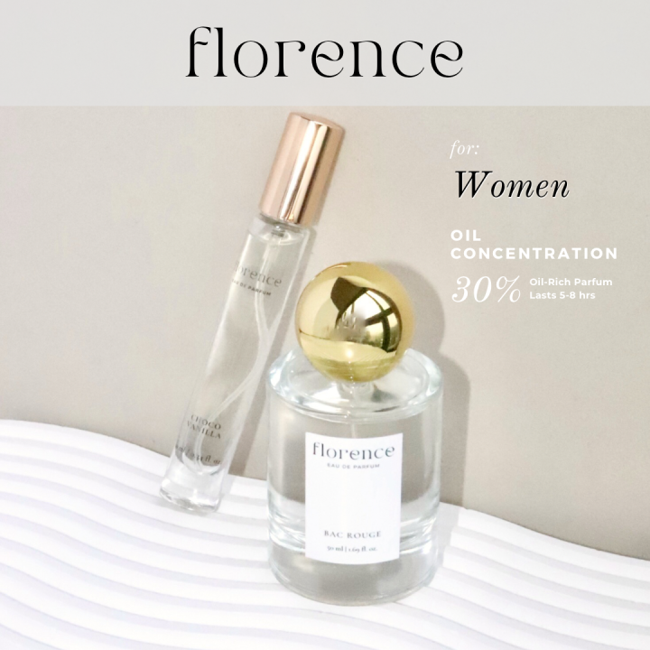 [ Women ] 50ml&10ml Long Lasting Florence Perfumes High Oil ...