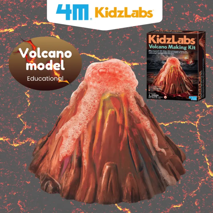 4M Steam Education Toys - KidzLabs / Volcano Making Kit | Lazada