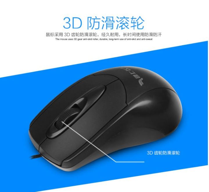 Wired Mouse USB 2.0 Office Mouse Optical Mice For Computer PC Desktop ...