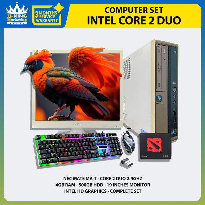 Computer Set Nec Mate / Intel Core 2 Duo E7500 / 4GB Ram 500GB HDD ...