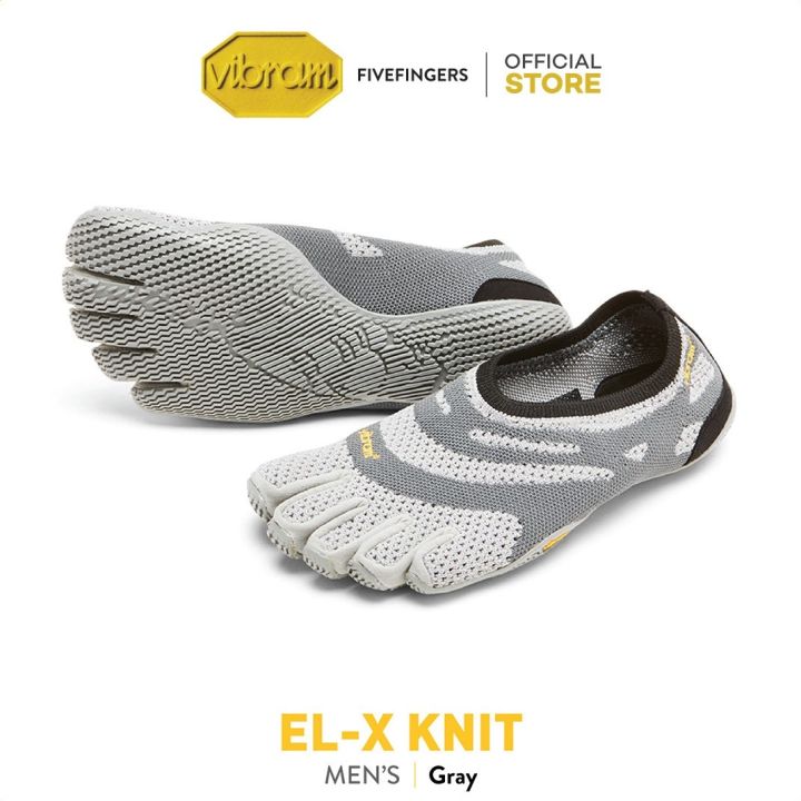 Vibram FiveFingers รองเท้าผู้ชาย รุ่น EL-X Knit (Gray) - 23M8602 ...
