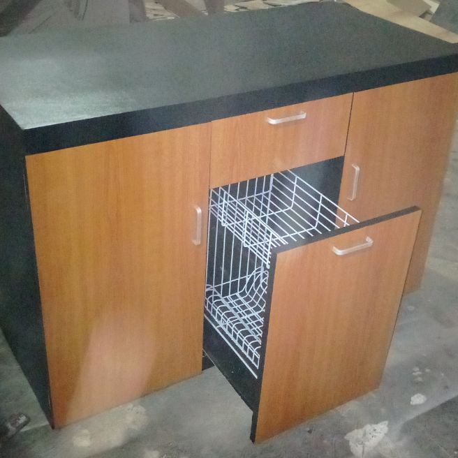 Meja Bar Kitchen Set Minimalis/ Kitchen Set Bawah Portable | Lazada ...