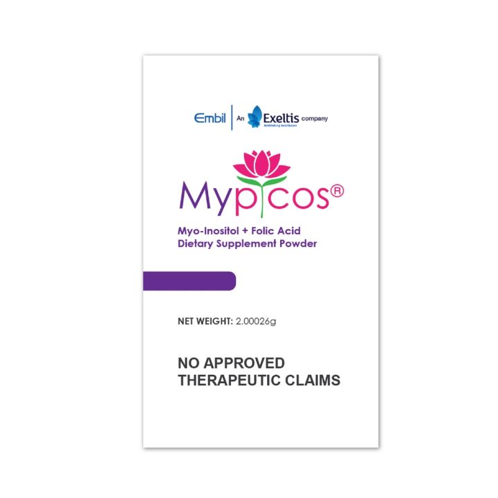 MYPICOS Myo-Inositol + Folic Acid Dietary Supplement Powder 2g (8pcs ...