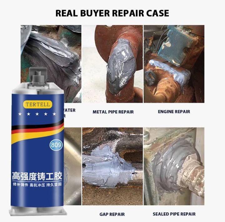 3pcs TERTELL Steel Metal Advanced Plastic Adhesive Metal Steel ...