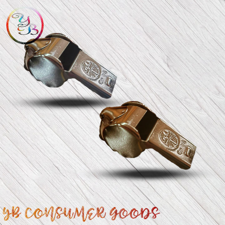 Whistle For security Guard Gold & silver Stainless steel Heavy duty ...