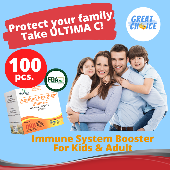 ULTIMA C 100 Capsules, ORIGINAL Multivitamins, Pampataba na Vitamins ...