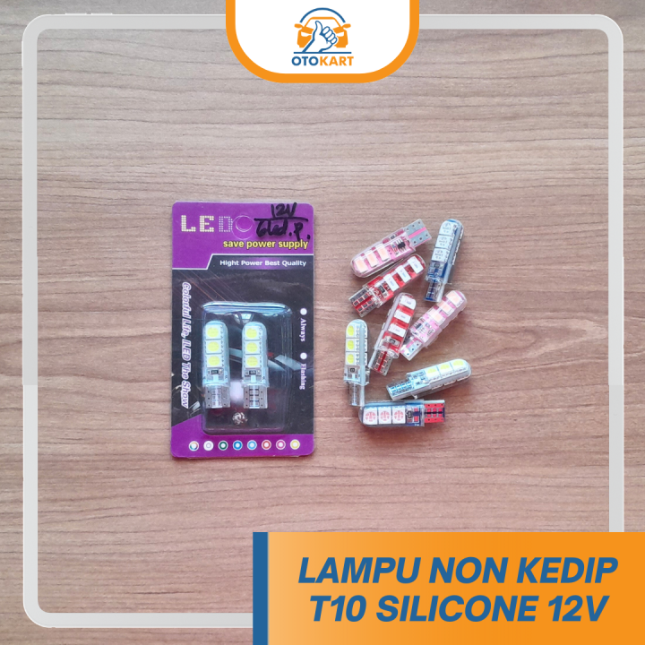 Lampu Senja LED T10 12V Silikon / Lampu Senja Mobil Motor / Lampu T10 ...