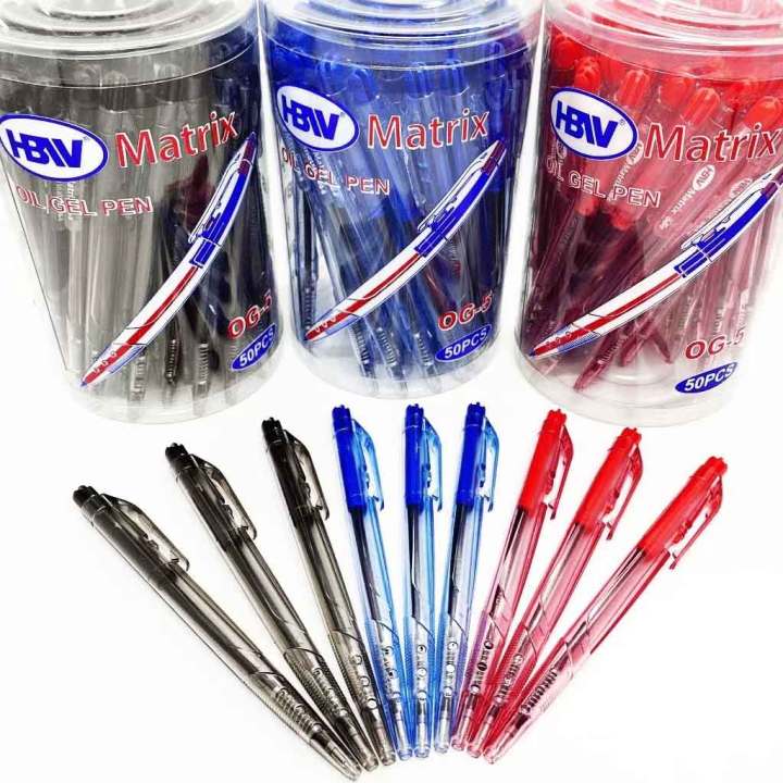 HBW Original HBW matrix Ballpen (50pcs) Office stationery | Lazada PH