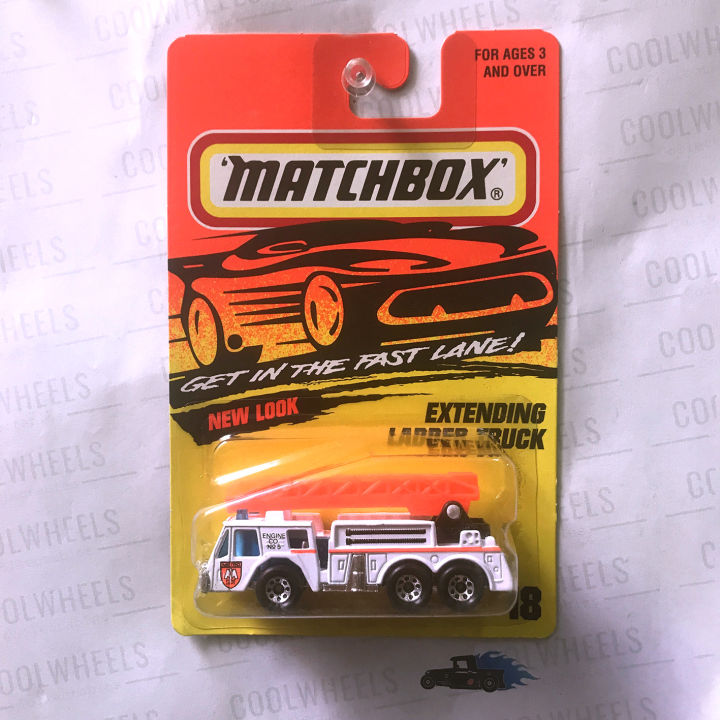 Matchbox 1996 Extending Ladder Truck (Fire Truck) - White | Lazada