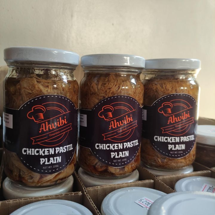 Chicken Pastil Chicken Pastil in a jar Spicy& Classic/Original 220g ...