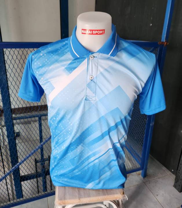 ***ของแท้ส่งไว** เสื้อคอปก เสื้อกีฬาชาย SA304 SPORT DAY ผ้าไมโครพิมพ์ ...